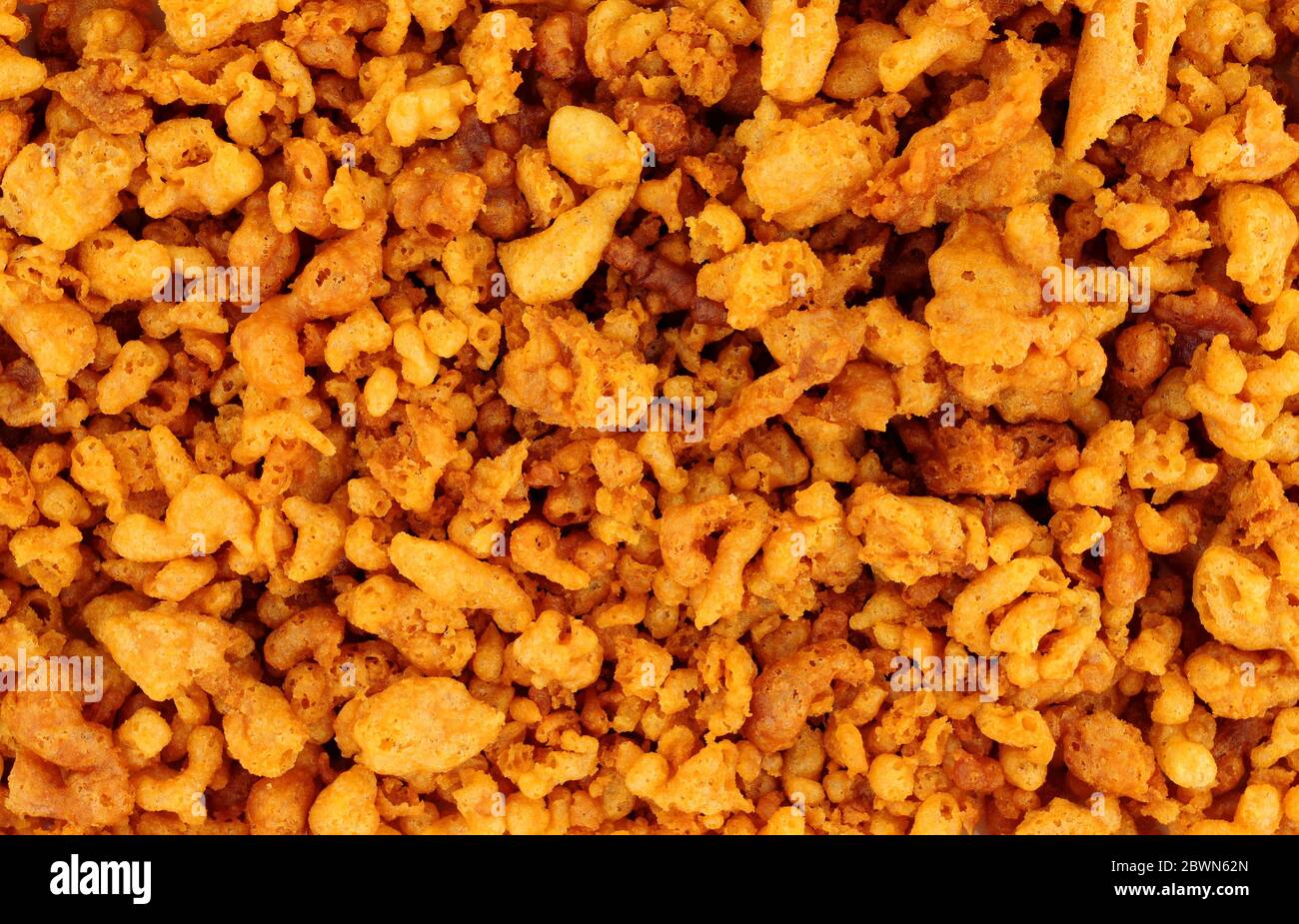 Batter scraps background texture, also known as batter bits or dubs ...