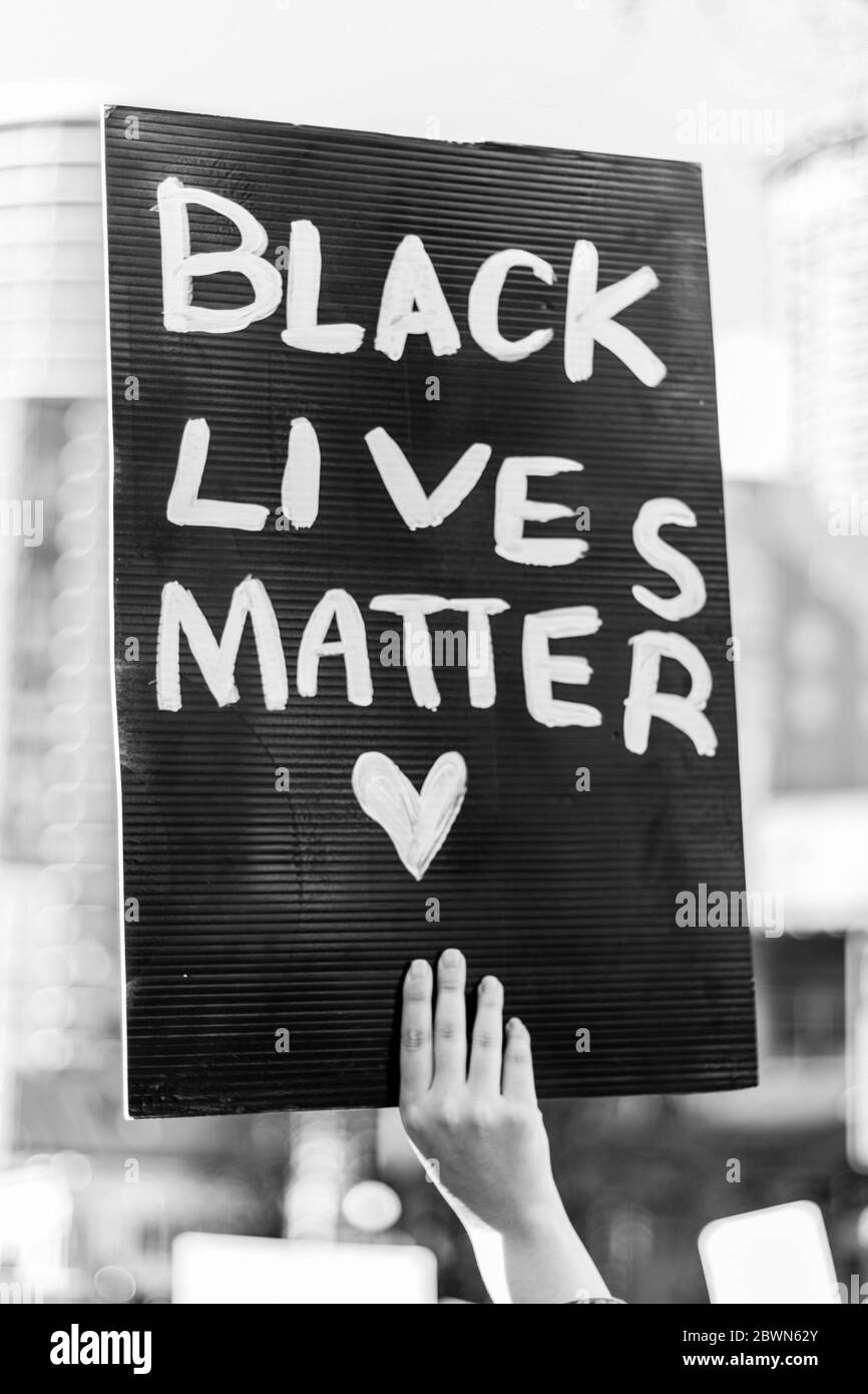 Human rights protest poster Black and White Stock Photos & Images - Alamy
