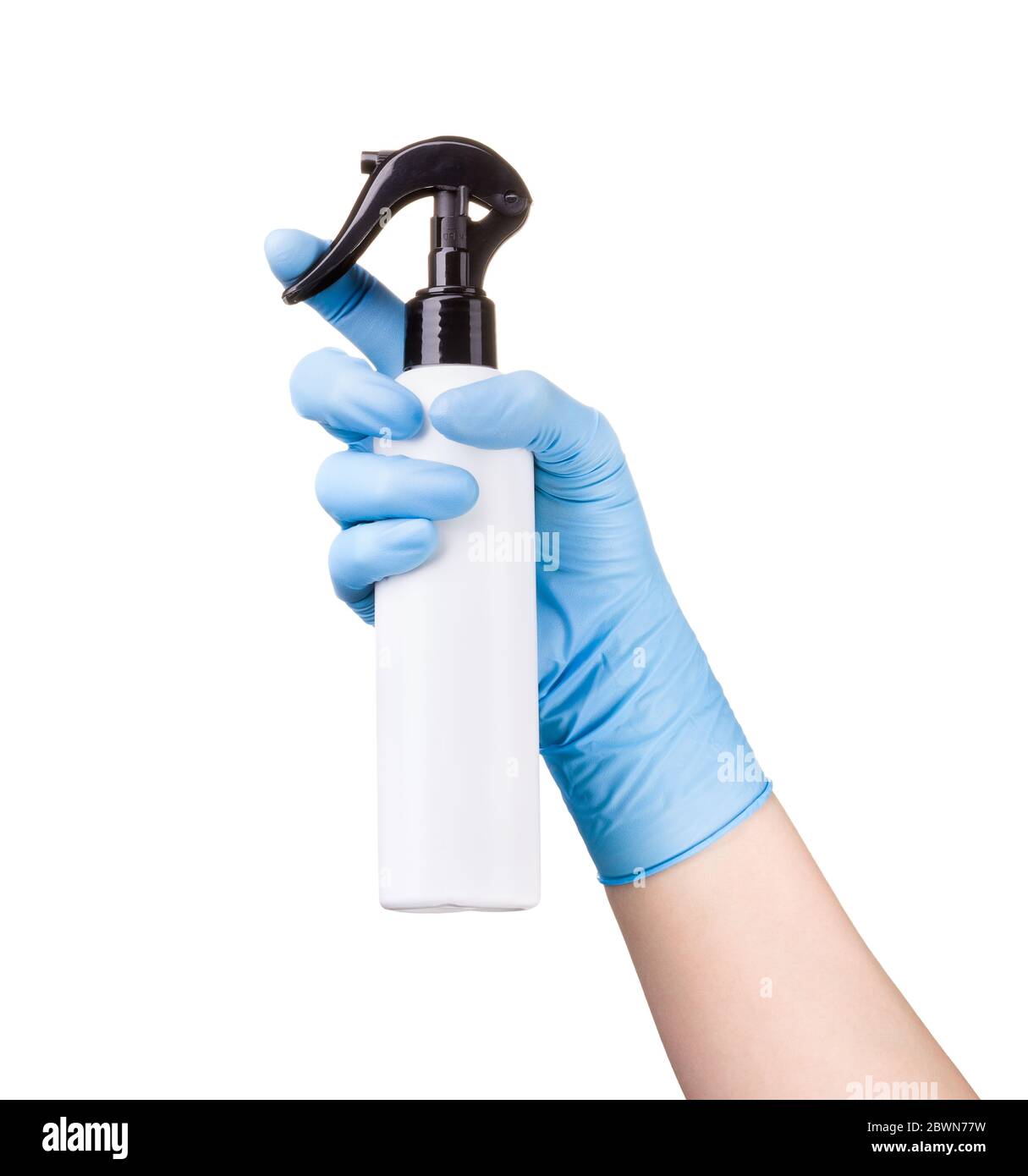 Doctor antiseptic in hand Cut Out Stock Images & Pictures - Alamy