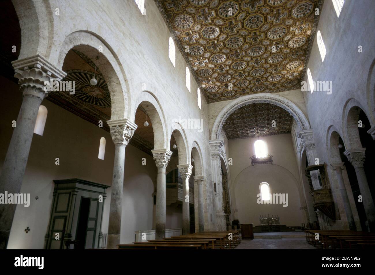 Interior of Otranto Cathedral ,a Roman Catholic cathedral in the ...
