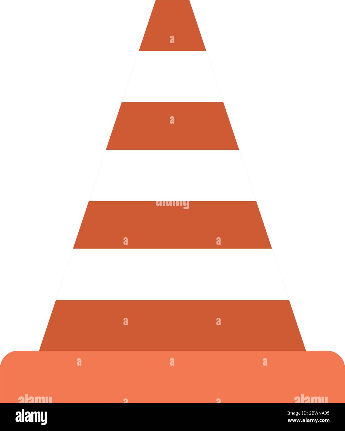 Isolated striped cone vector design Stock Vector Image & Art - Alamy