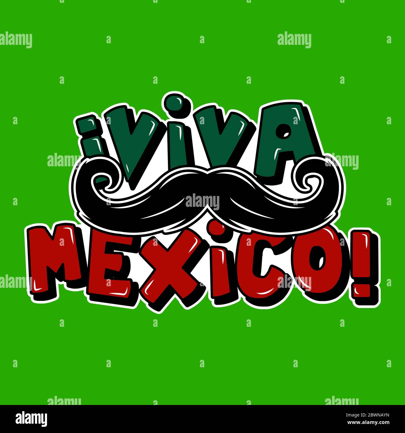 VIVA MEXICO QUOTE WITH A MUSTACHE, MEXICO CELEBRATION, SLOGAN PRINT ...