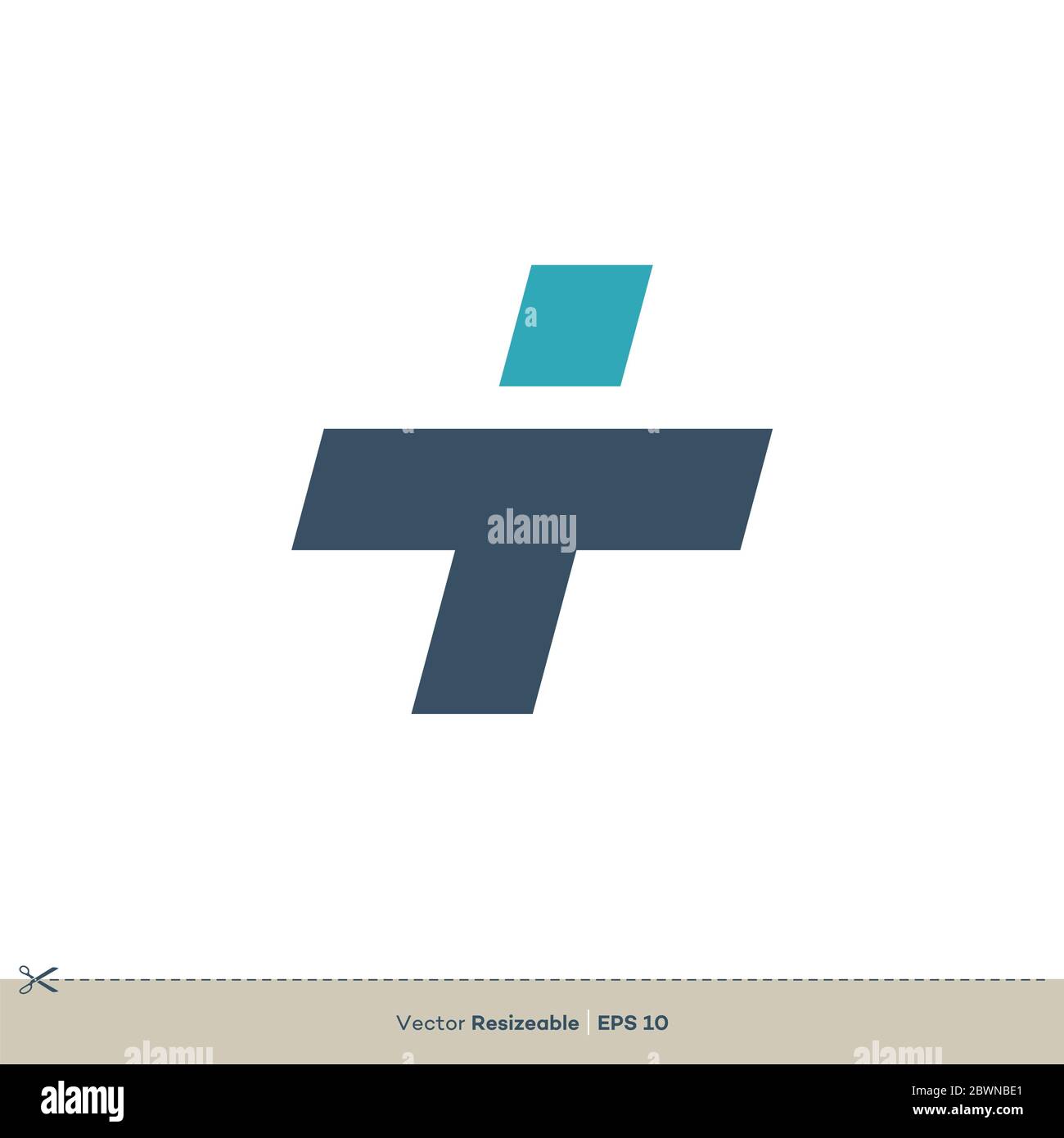 Letter T Cross Shape vector Logo Template Illustration Design. Vector ...