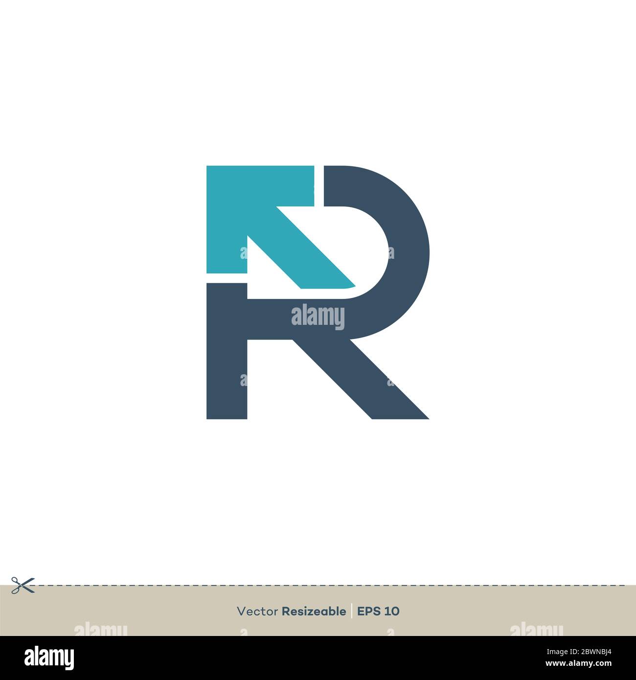 R Letter vector Logo Template Illustration Design. Vector EPS 10 Stock Photo - Alamy