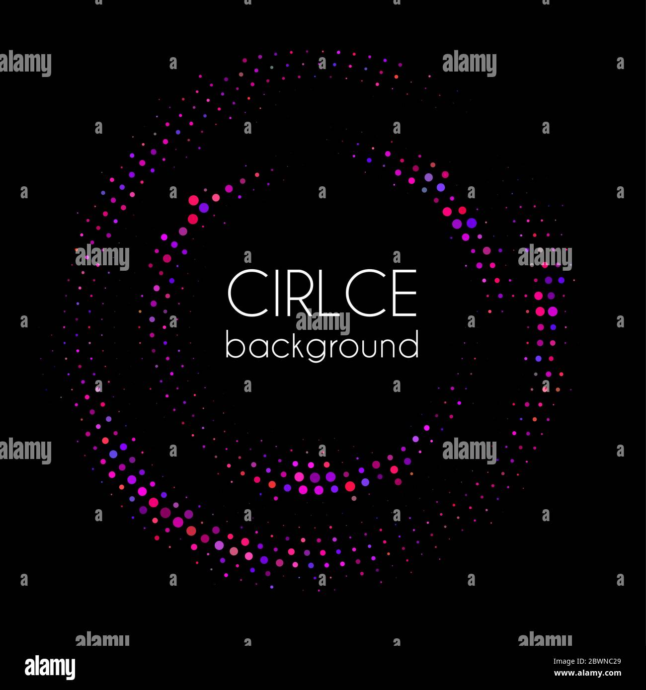 Abstract Circle Dot Background. Vector Illustration Stock Vector Image ...