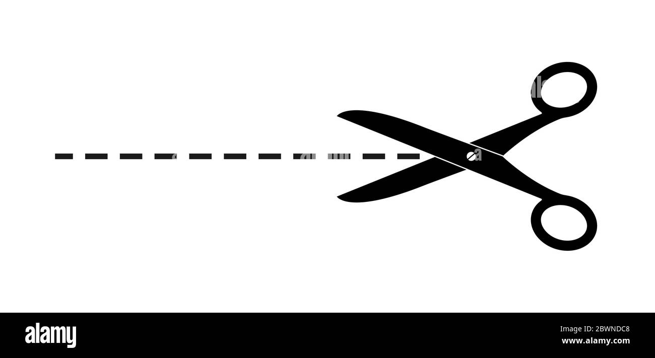 scissors. Simple vector illustration for theme design. Flat style ...