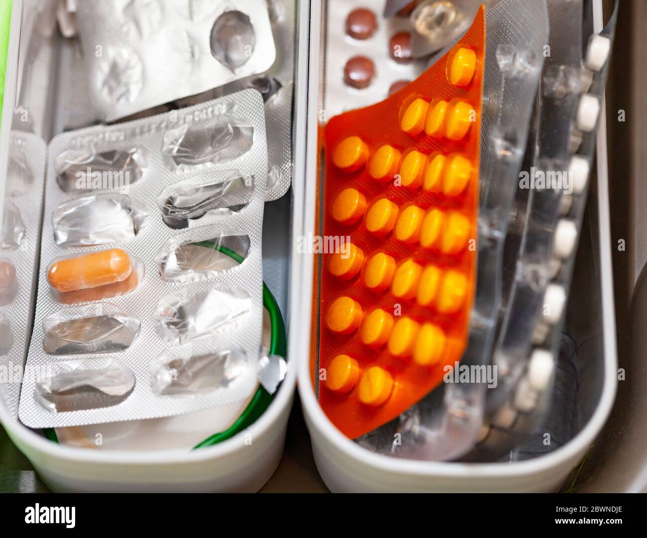 Medical box with medicines hi-res stock photography and images - Alamy