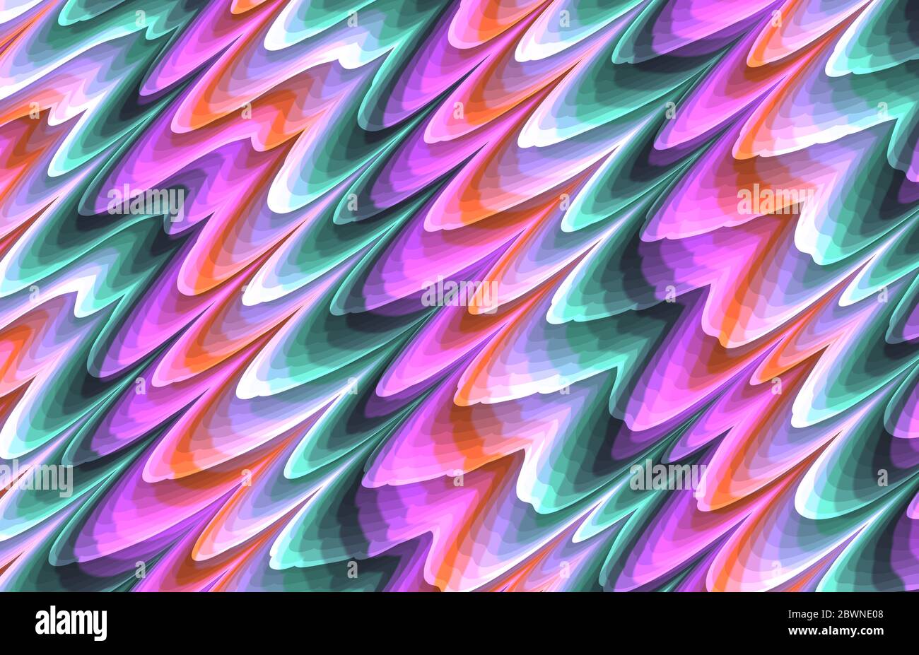 abstract decorative trippy color pattern Stock Photo - Alamy