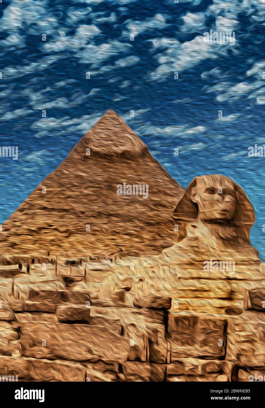 Sphinx egypt erosion hi-res stock photography and images - Alamy