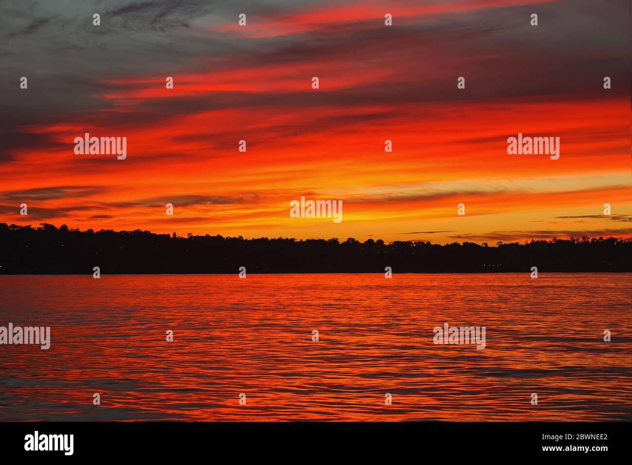 Beautiful clouds over ocean hi-res stock photography and images - Alamy
