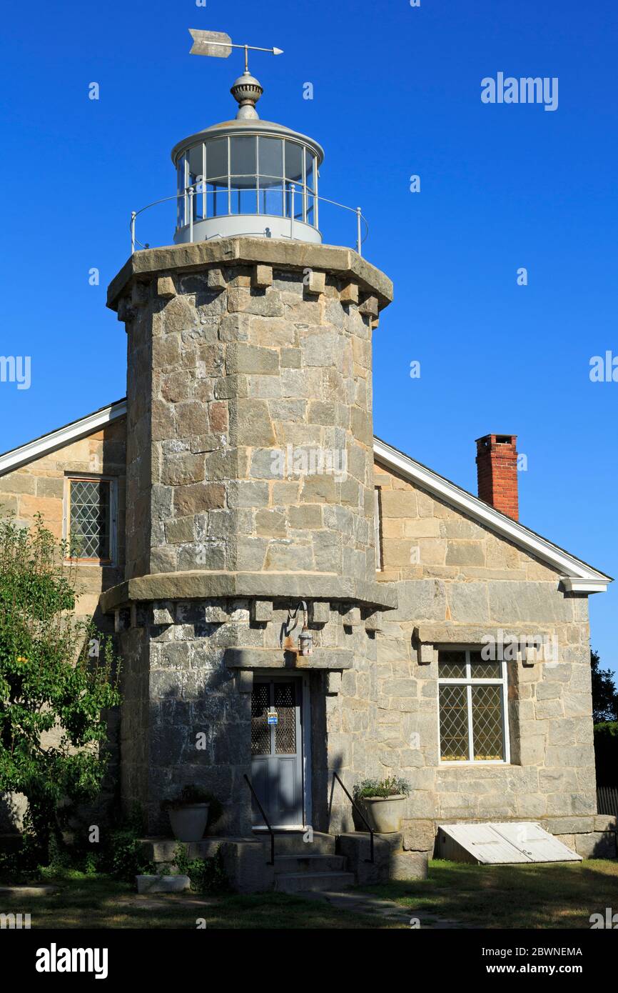 Old Lighthouse Museum, Stonington, Connecticut, USA Stock Photo - Alamy