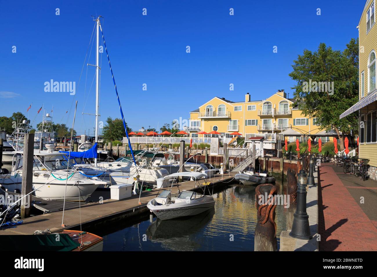 Fort Park Marina, Old Saybrook, Connecticut, USA Stock Photo - Alamy