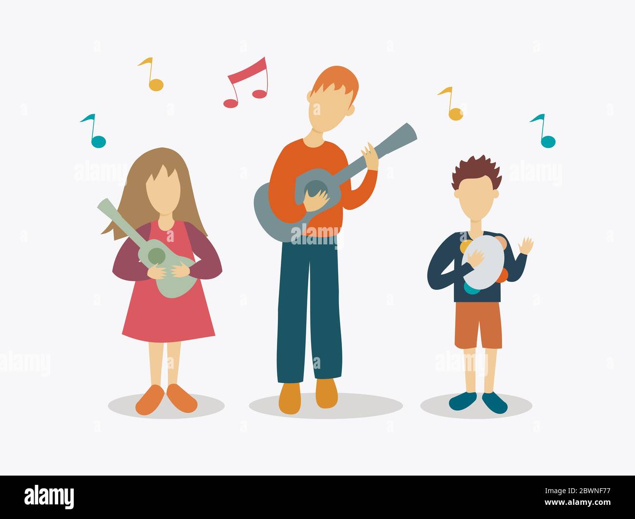 Father Son Kitchen Band Clipart