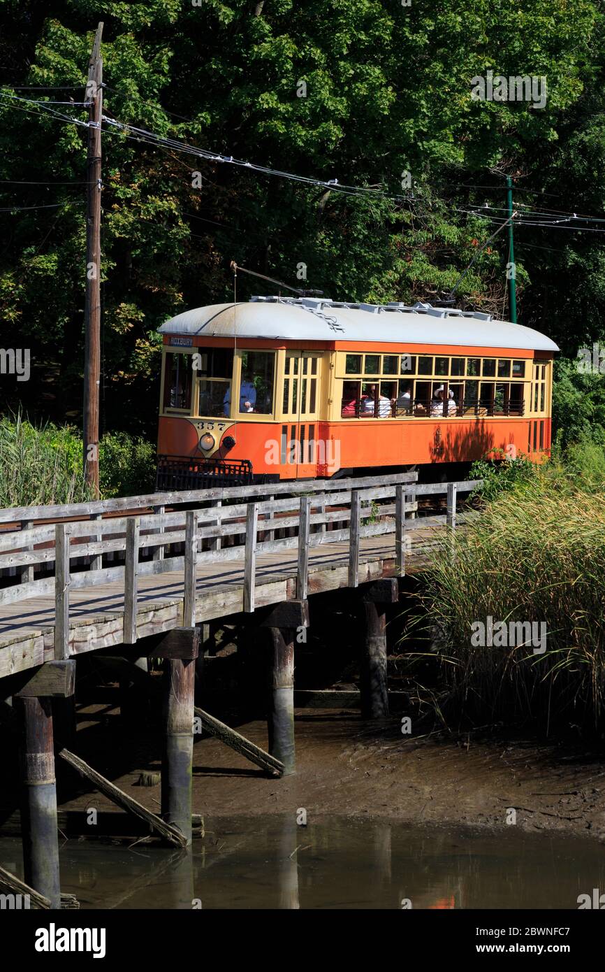 The Shore Line Trolley Museum, New Haven, Connecticut, USA Stock Photo ...