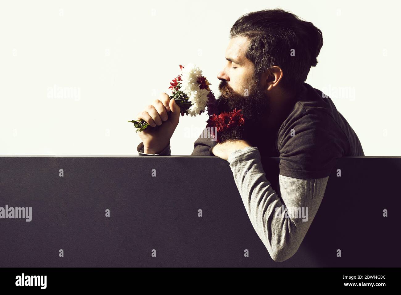 Man Sniffing High Resolution Stock Photography and Images - Alamy