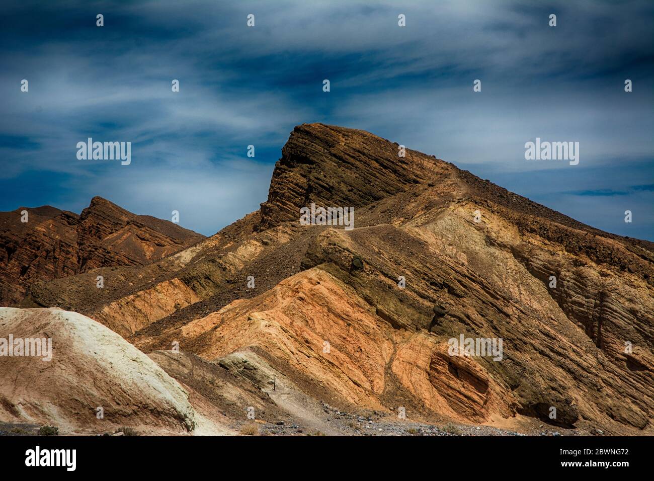 Desert valleys and peaks add to the beauty of this national park Stock ...
