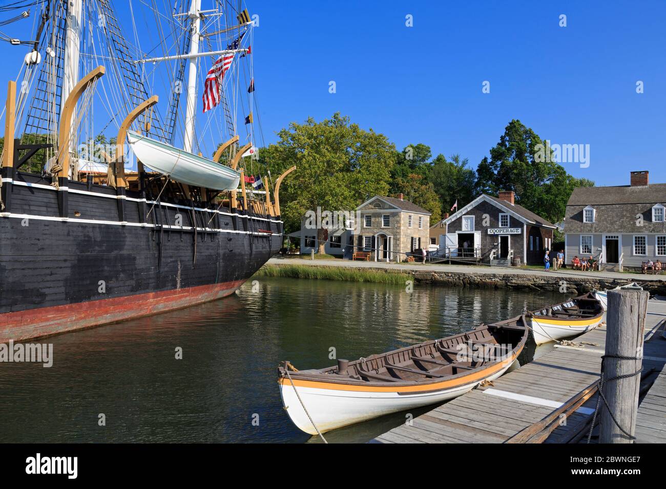 Mystic Seaport, Mystic, Connecticut, USA Stock Photo - Alamy