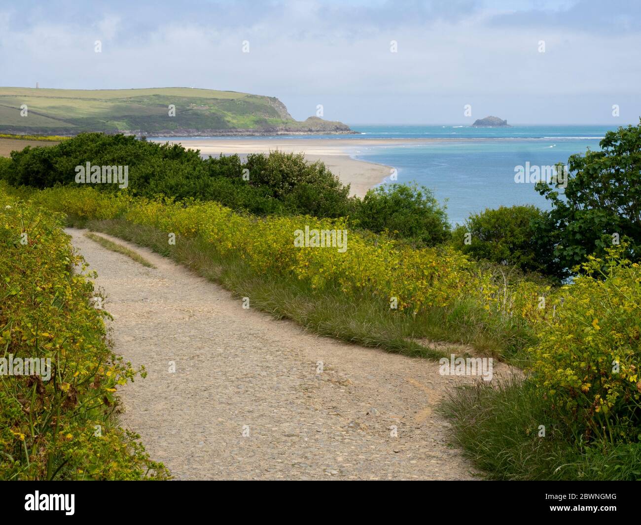 Cornish coast footpath hi-res stock photography and images - Alamy