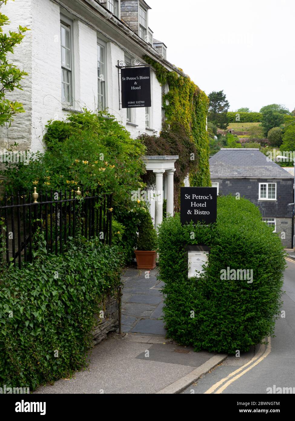 Rick Stein's St Petroc's Hotel and Bistro, Padstow, Cornwall, UK Stock ...