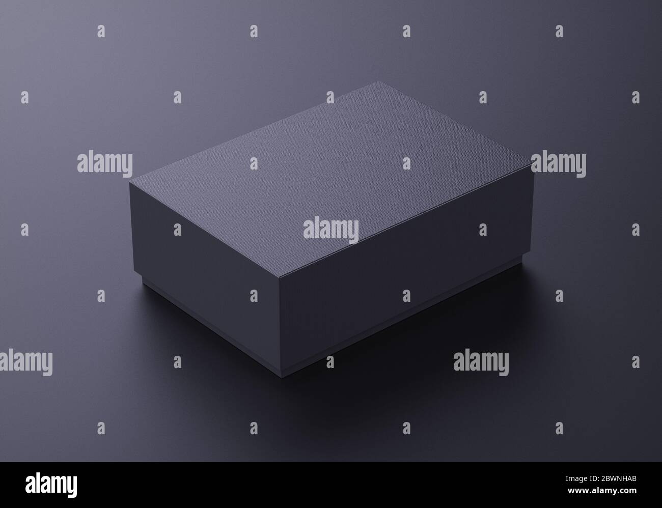 Luxury paper box mockup on dark background Stock Photo - Alamy