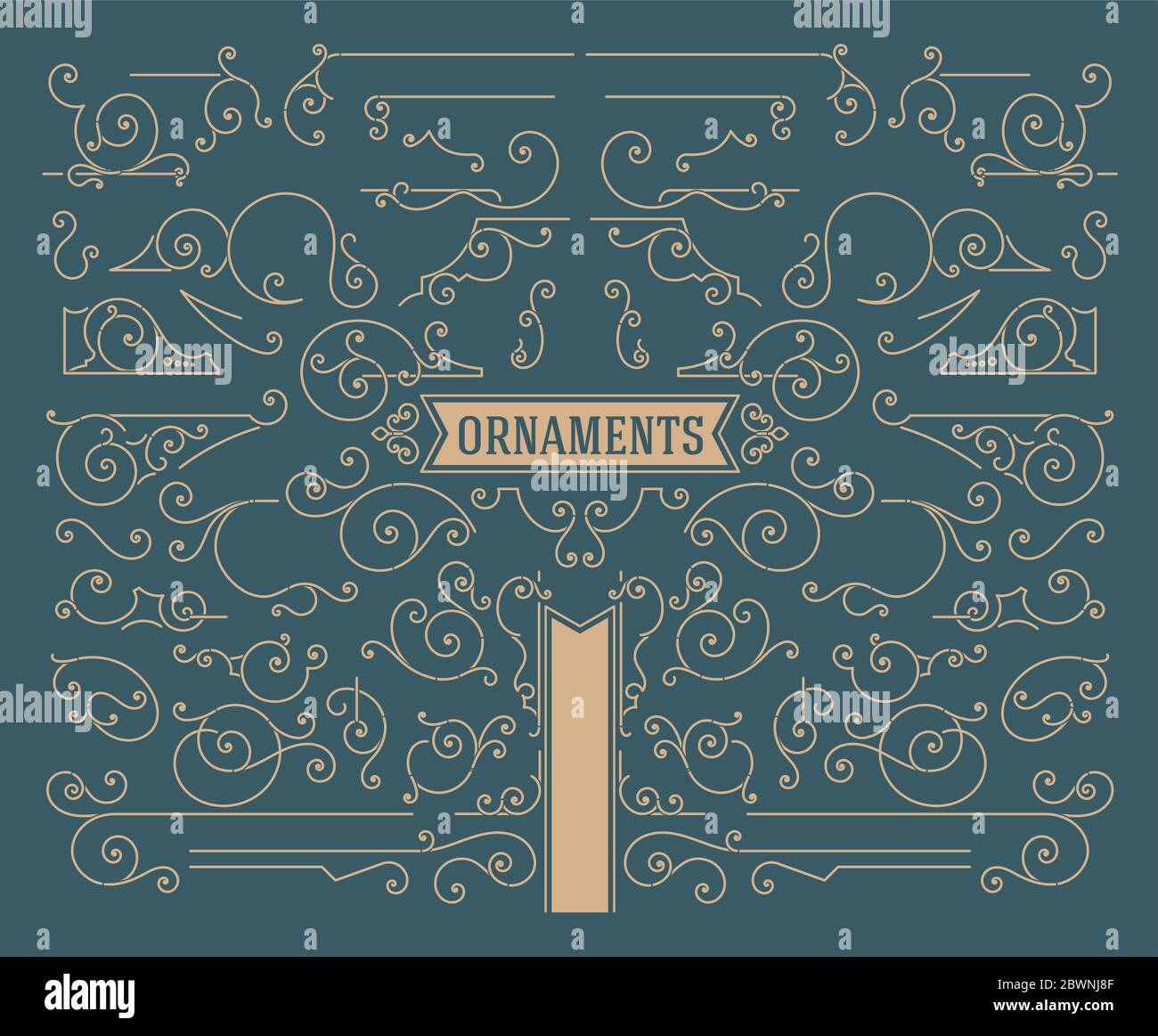 Spiral scrolls Stock Vector Images - Alamy