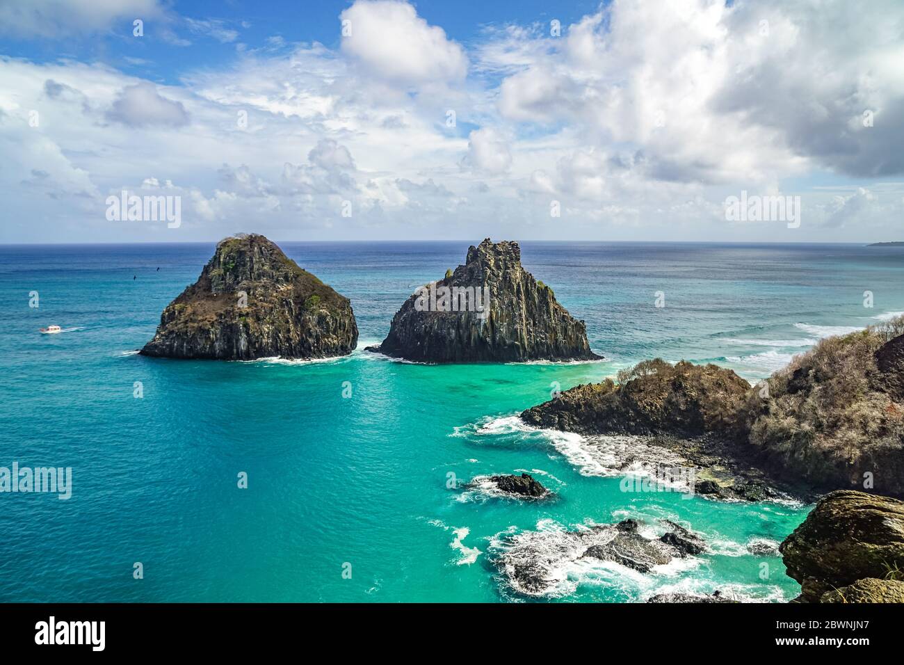 Two brothers at Fernando de Noronha, Brazil Stock Photo - Alamy