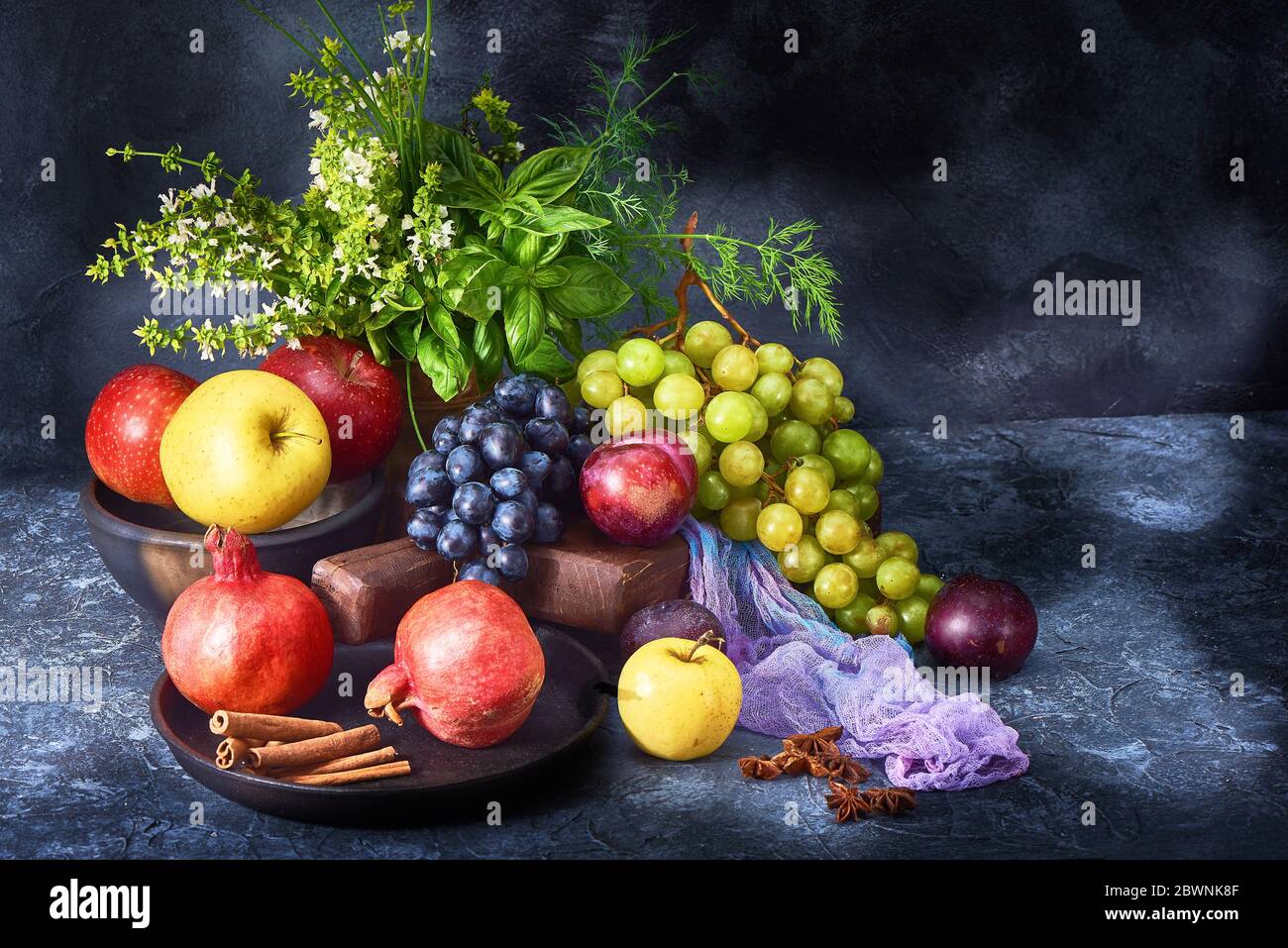 Fruit still life Stock Photo - Alamy