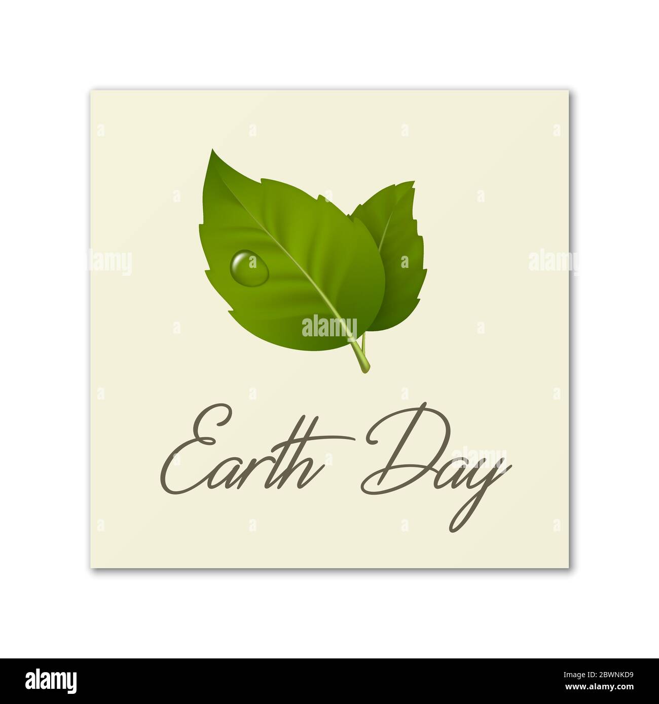 Earth Day, World environment day, Save the Earth or Green day. Vector ...