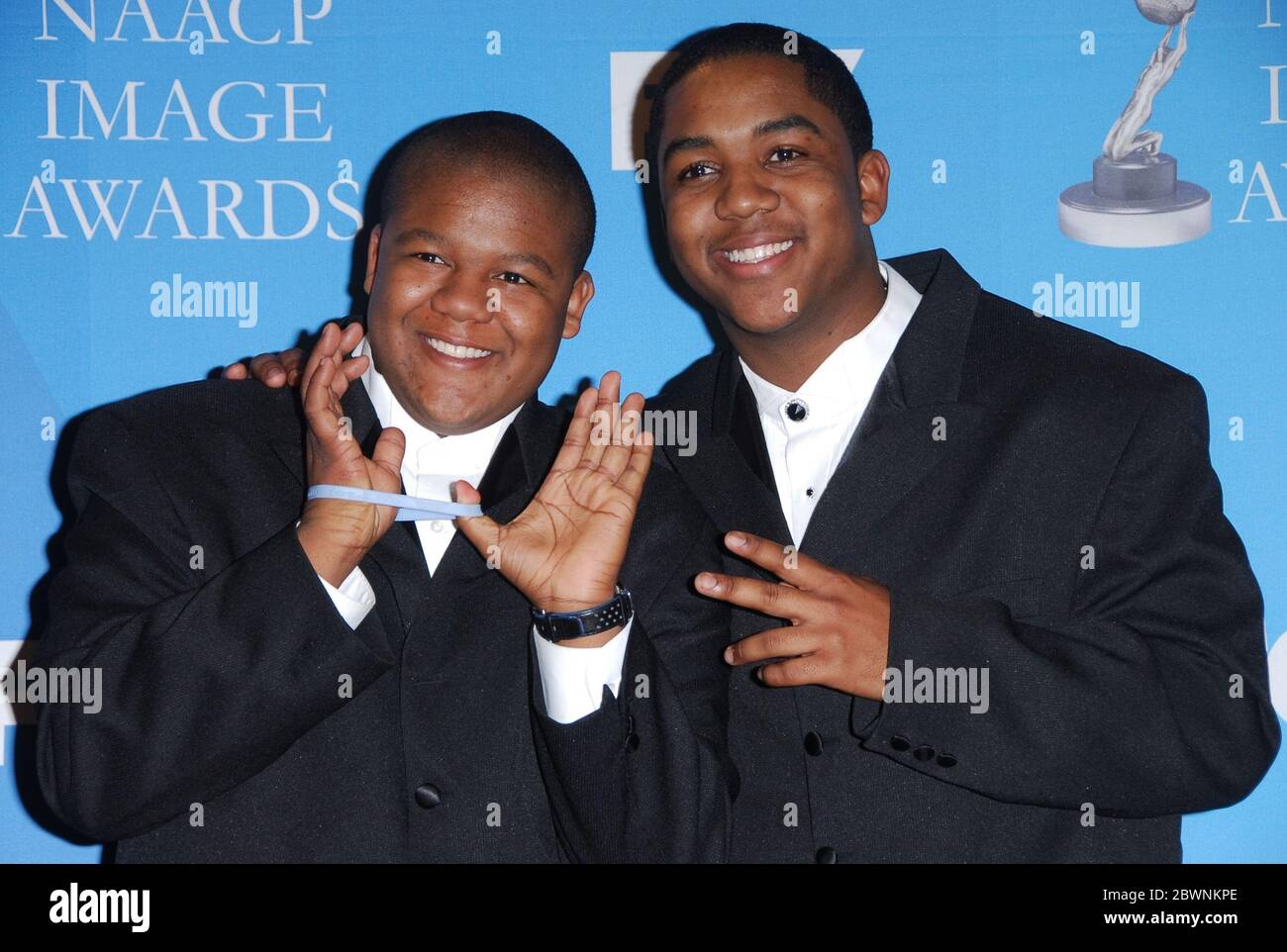 Kyle Massey and Chris Massey at the 38th Annual NAACP Image Awards ...