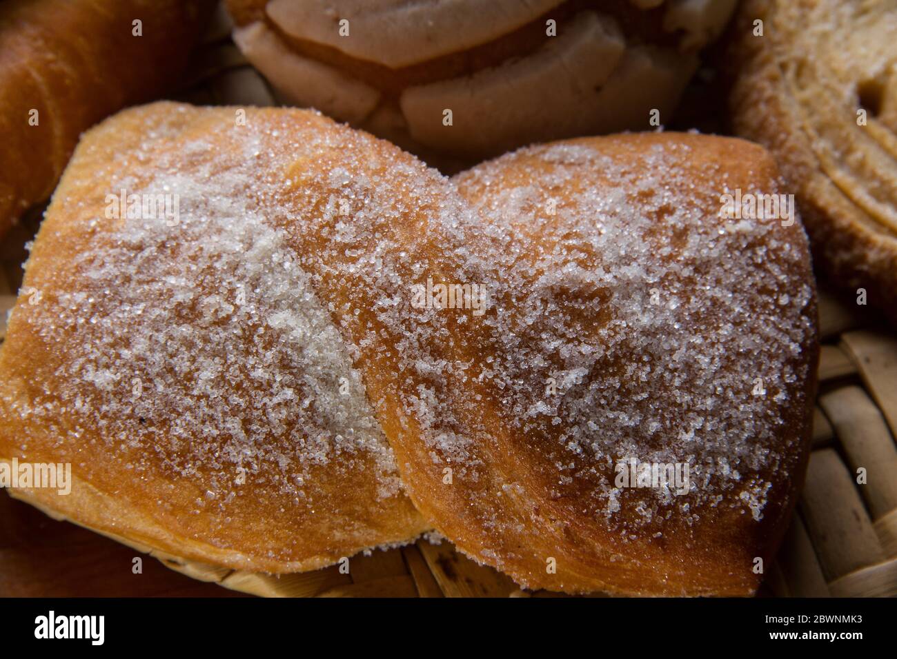 Traditional mexican sweet bread close up Stock Photo - Alamy