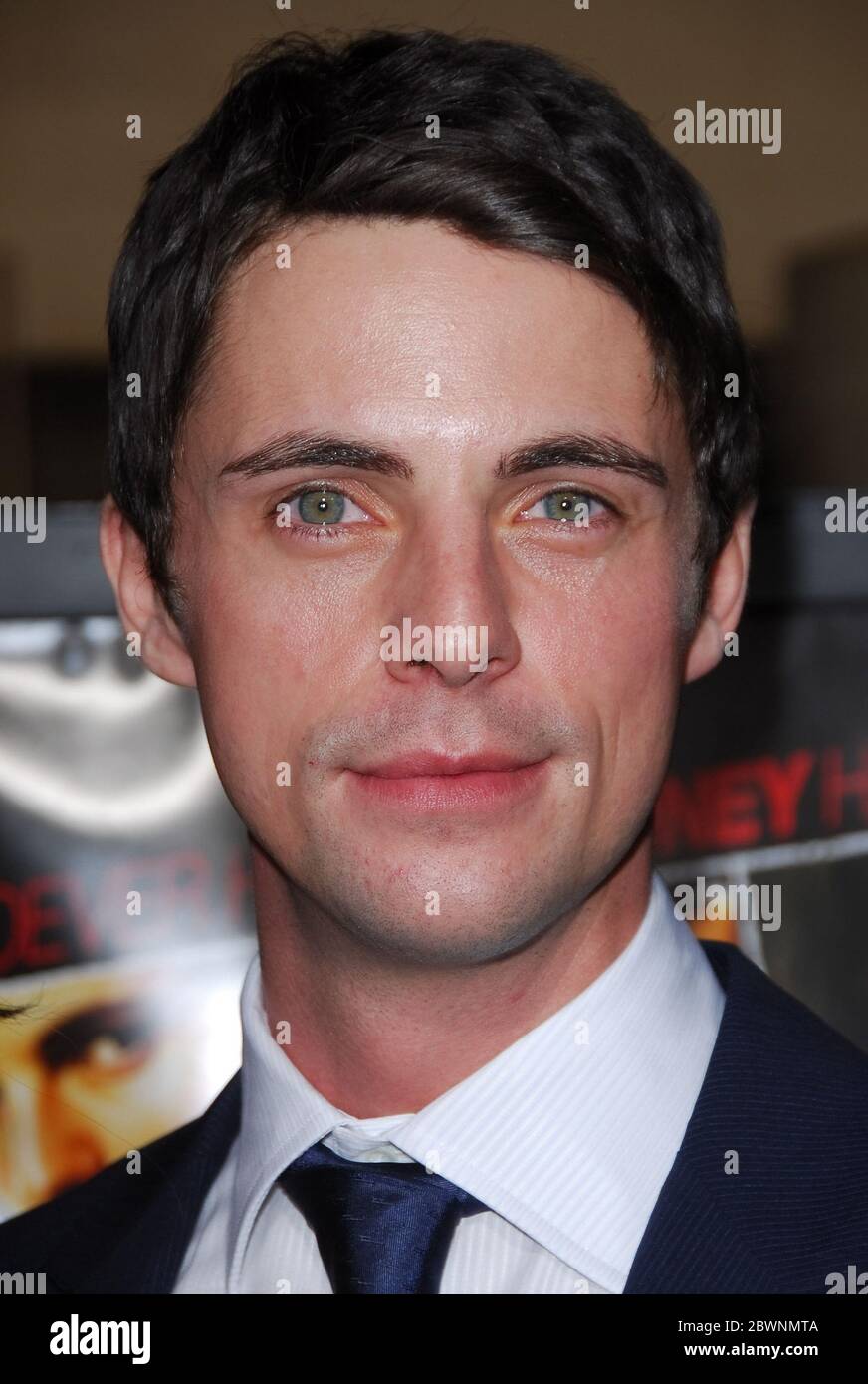 Matthew Goode at the Los Angeles Premiere of "The Lookout" held at The ...