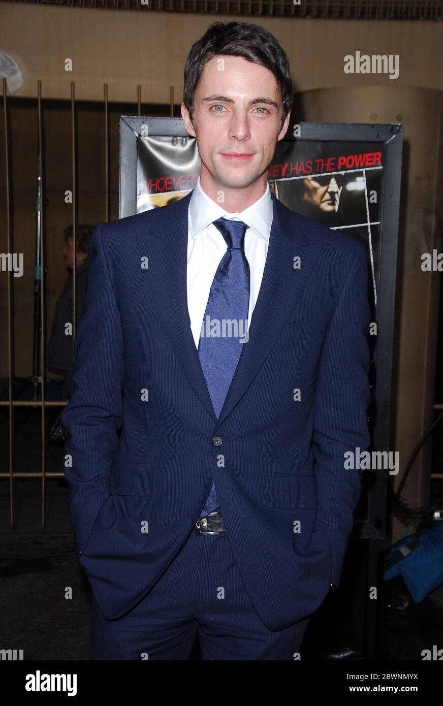 Matthew Goode at the Los Angeles Premiere of "The Lookout" held at The ...