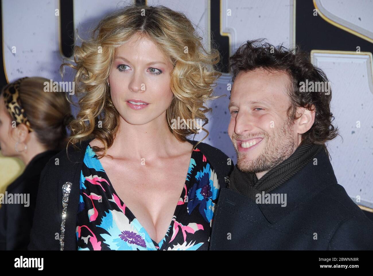 Jenna Elfman and Bodhi Elfman at the World Premiere of "Wild Hogs" held ...