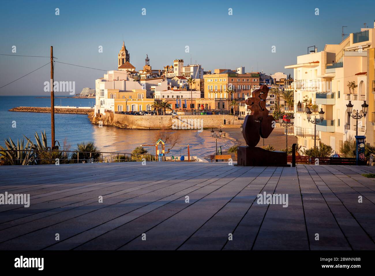 Sitges beach tourism hi-res stock photography and images - Alamy