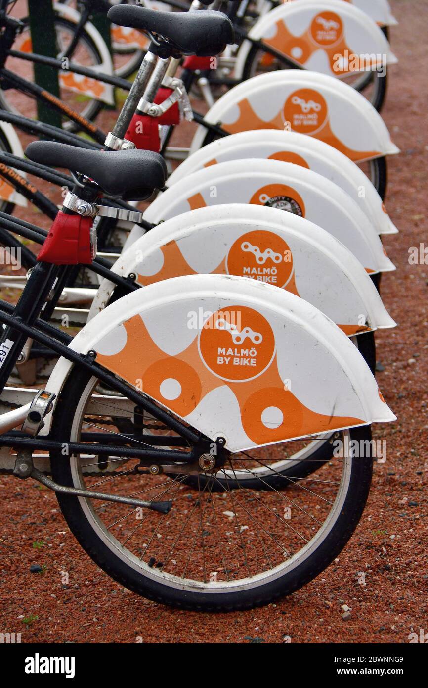 bike rental, Malmö, Sweden, Scania, Schweden, Sverige, Svédország ...