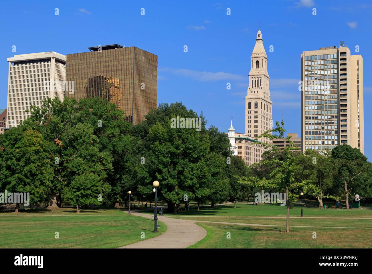 Bushnell Park, Hartford, Connecticut, USA Stock Photo - Alamy