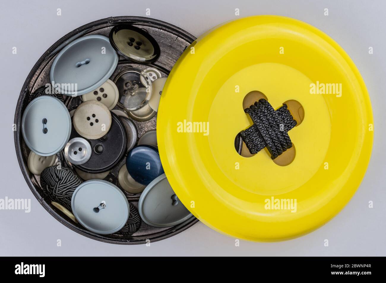 Button box hi-res stock photography and images - Alamy