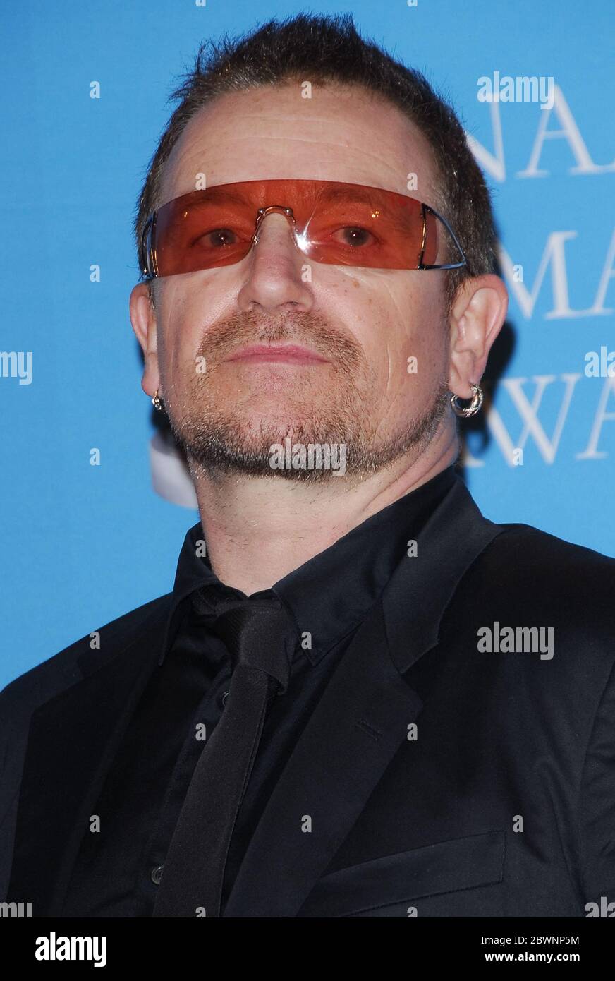 Bono at the 38th Annual NAACP Image Awards - Press Room held at the ...