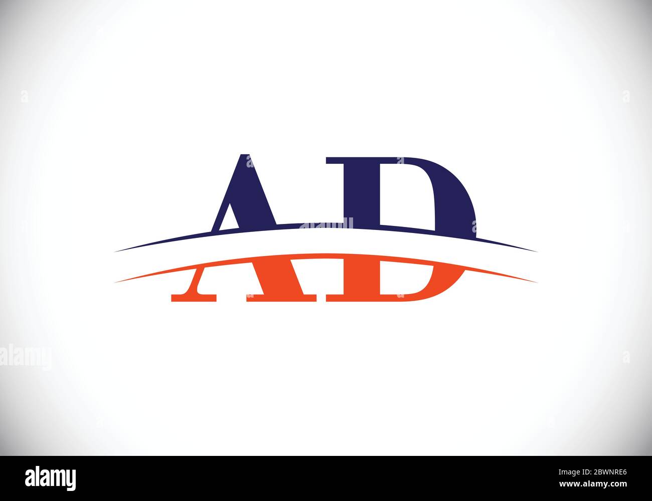 Initial Monogram Letter A D Logo Design Vector Template. AD Letter Logo ...