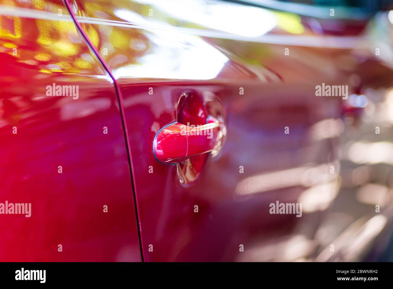 Car turning into side street hi-res stock photography and images - Alamy