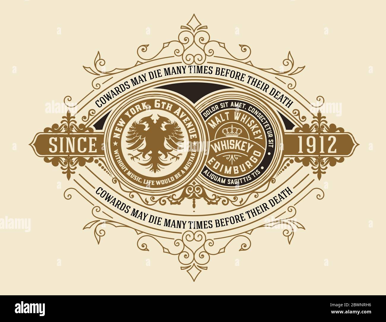 Vintage card floral design Stock Vector Images - Alamy