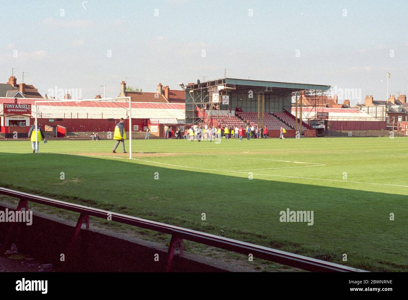 The last official football match at the County Ground, Northampton on ...