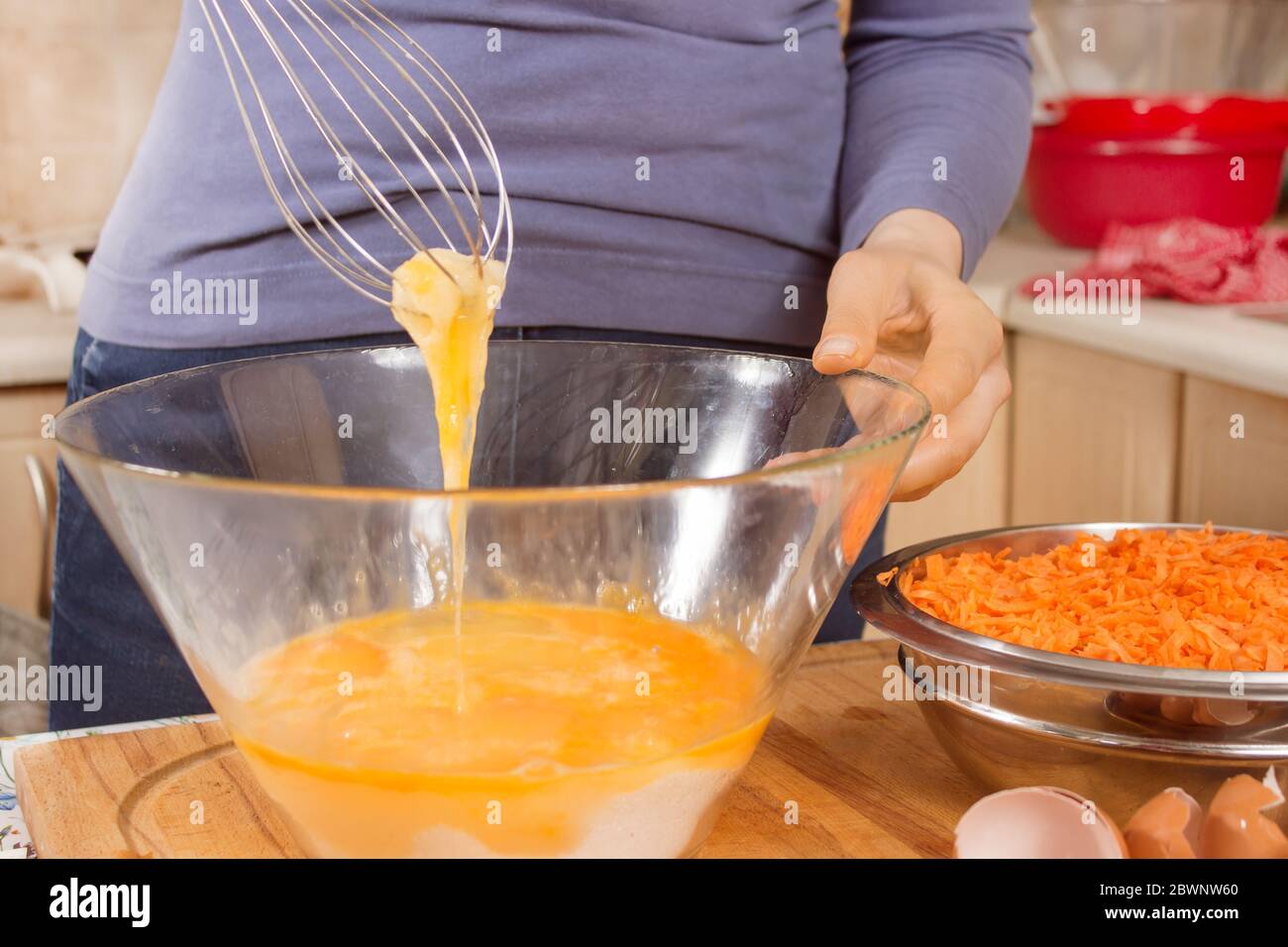 Chicken With Egg Whisk