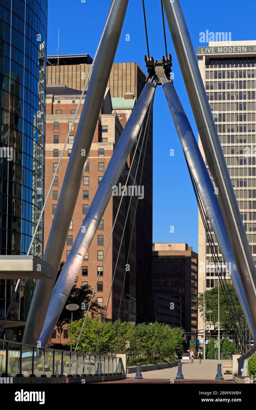 Phoenix Gateway Bridge, Hartford, Connecticut, USA Stock Photo - Alamy