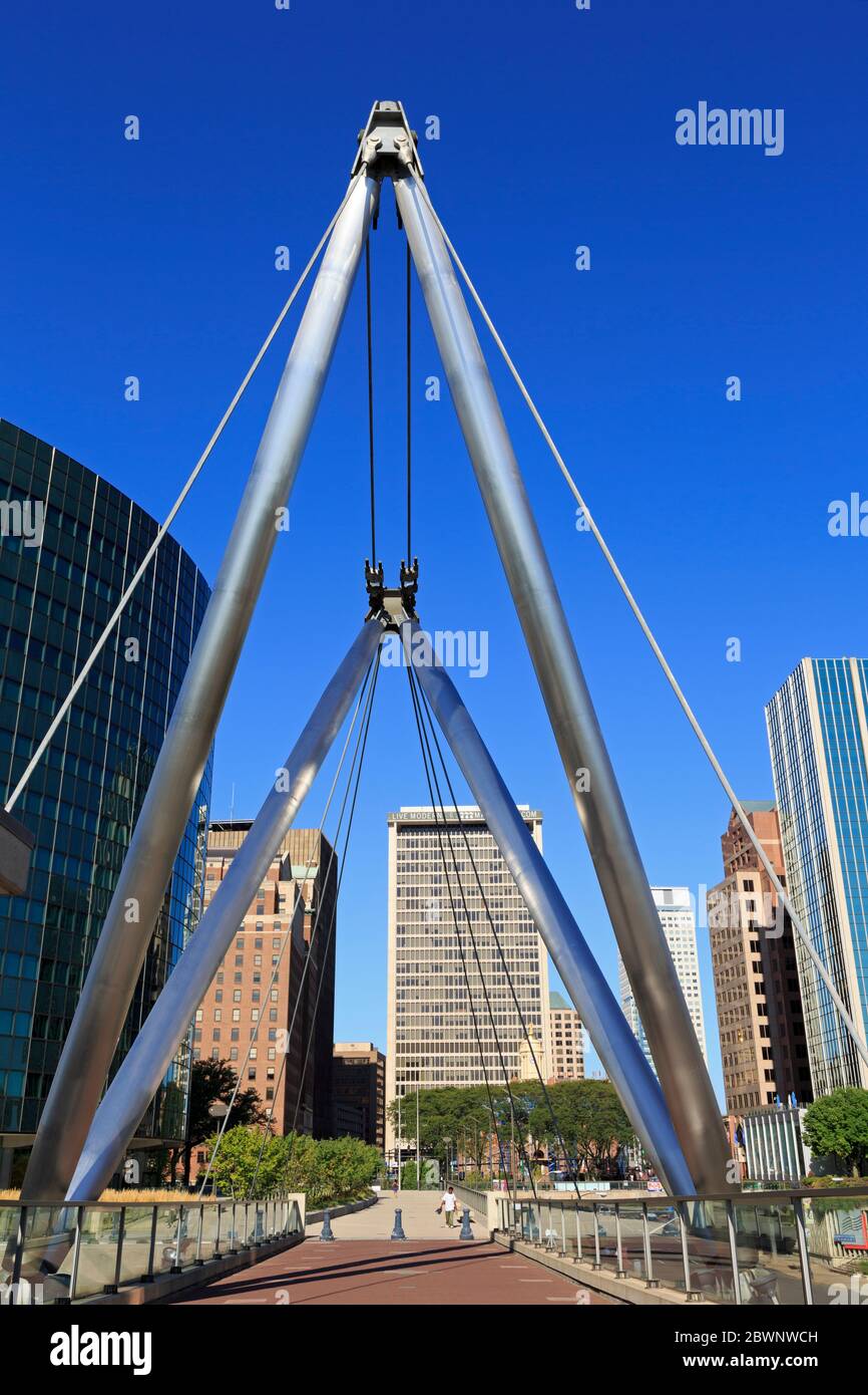 Phoenix Gateway Bridge, Hartford, Connecticut, USA Stock Photo - Alamy