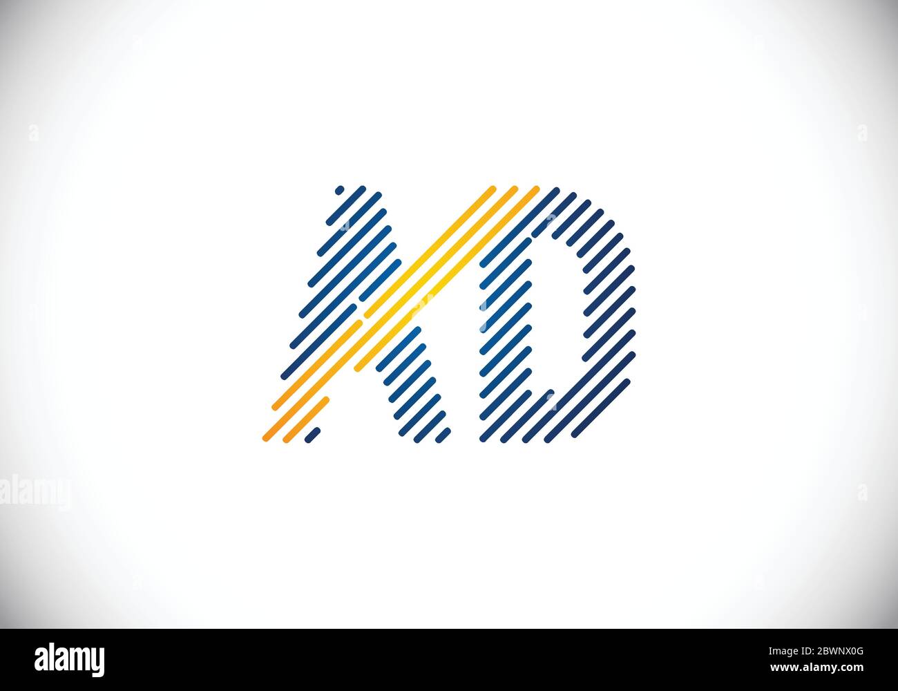 Initial Monogram Letter A D Logo Design Vector Template. AD Letter Logo ...