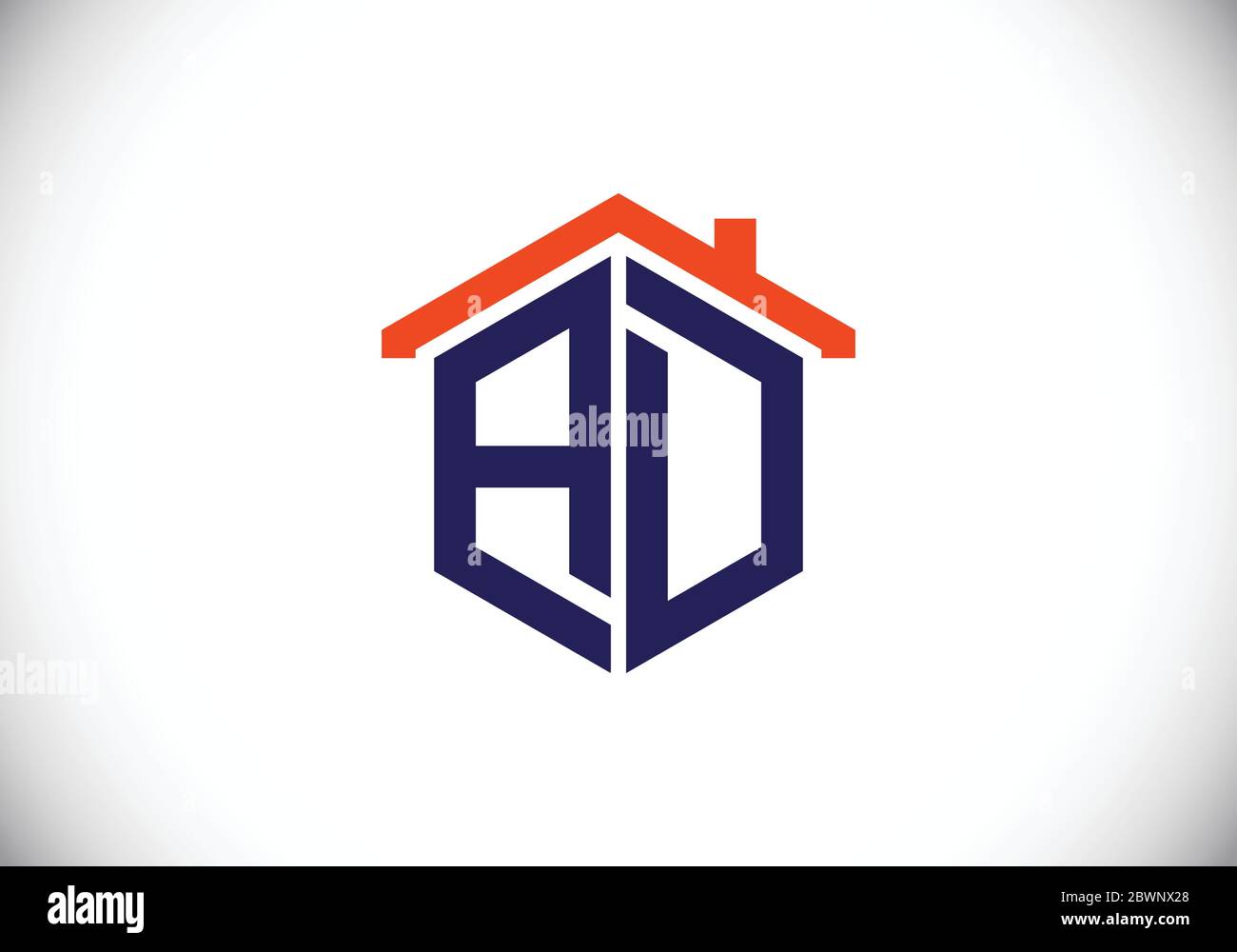 Initial Monogram Letter A D Logo Design Vector Template. AD Letter Logo ...