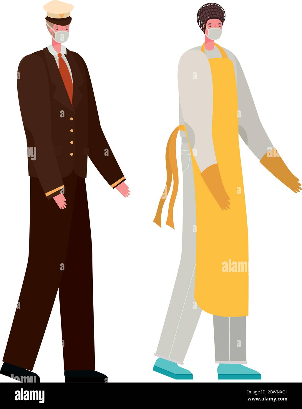 Covid 19 cook Cut Out Stock Images & Pictures - Alamy