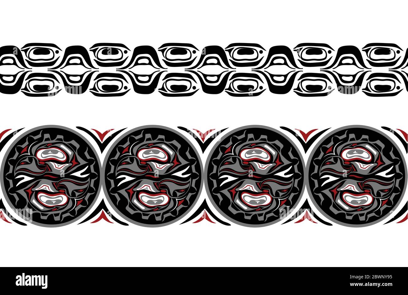 abstract background native north american set Stock Vector Image & Art ...