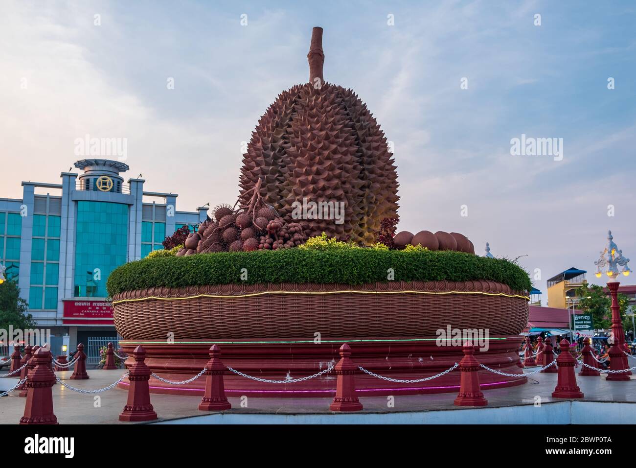 Durian roundabout kampot cambodia hi-res stock photography and images ...
